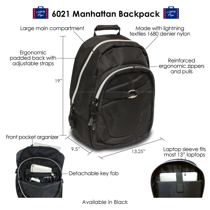 6021 Fortress Manhattan Backpack